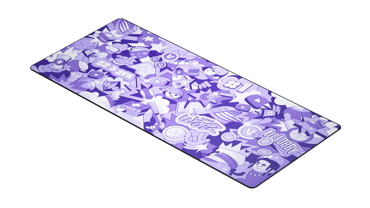 Tapis de souris "Team Zz" Violet – Upscale